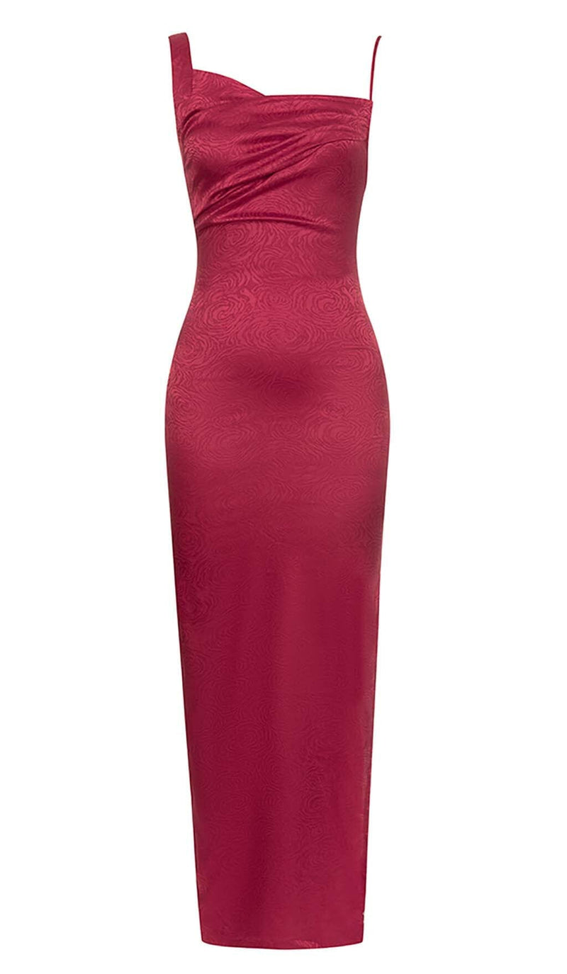 STRAP SATIN MAXI DRESS IN RUBY RED-SIS LABEL - DRESSES NEW IN NEW LOOK ...