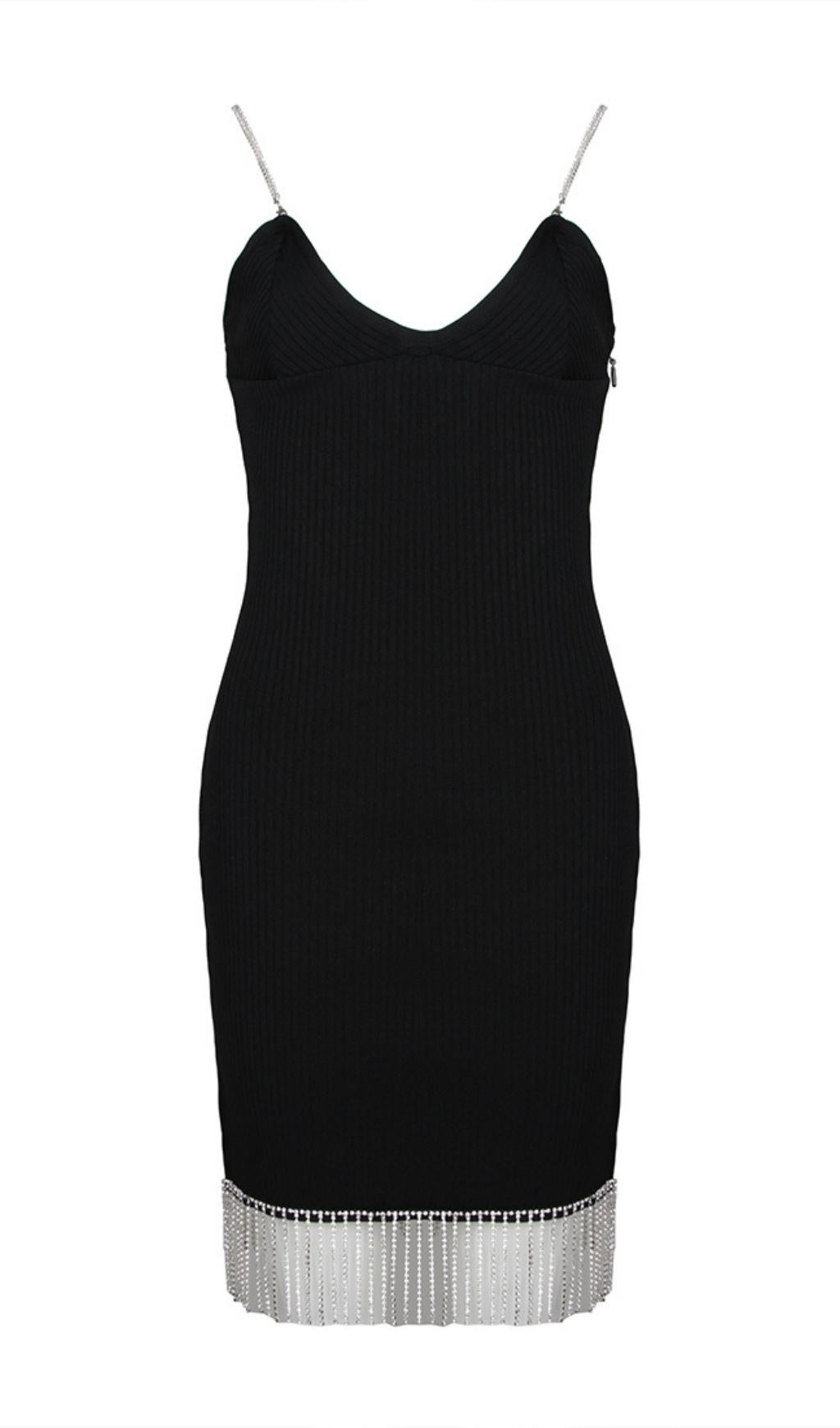 styleofcb-women-CHAIN MINI DRESS IN BLACK-dress summer 2022-dress ...