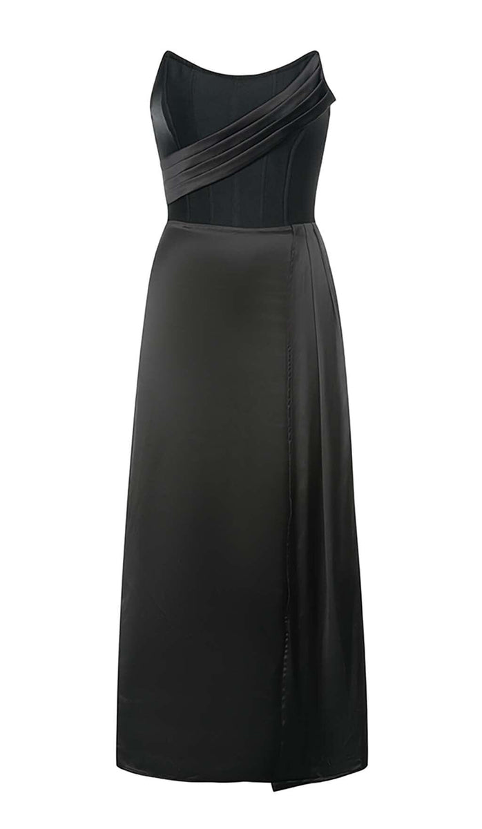SLEEVELESS BANDAGE MIDI DRESS IN BLACK - SIS LABEL - NEW LOOK DRESSES ...
